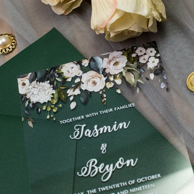Clear Acrylic Invitation — KSW Exclusive Invitations