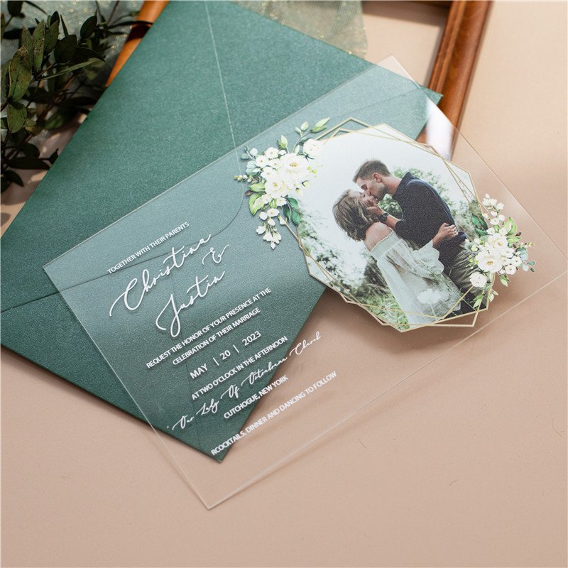 Clear Acrylic Invitation — KSW Exclusive Invitations