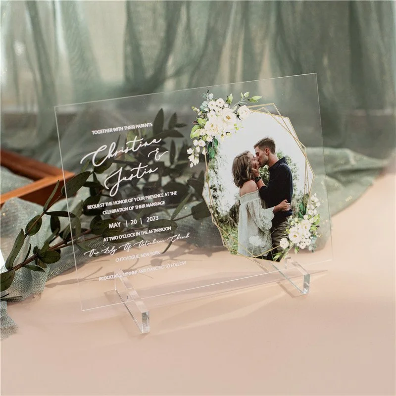 Clear Acrylic Invitation — KSW Exclusive Invitations