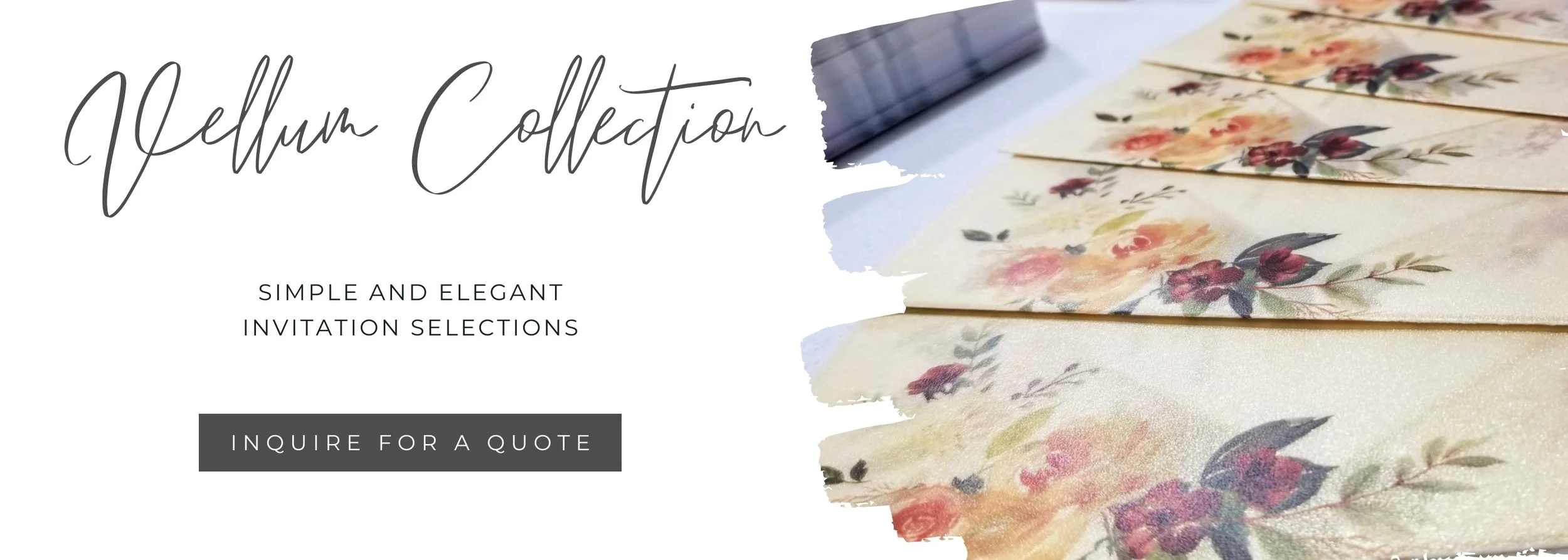 Vellum Invitations — KSW Exclusive Invitations