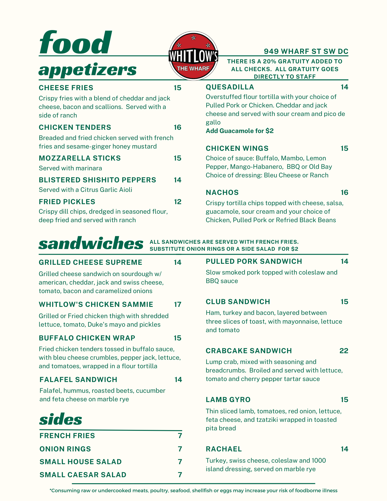 Whitlow's at The Wharf — Whitlow's DC - Neighborhood Bar, Live Music ...