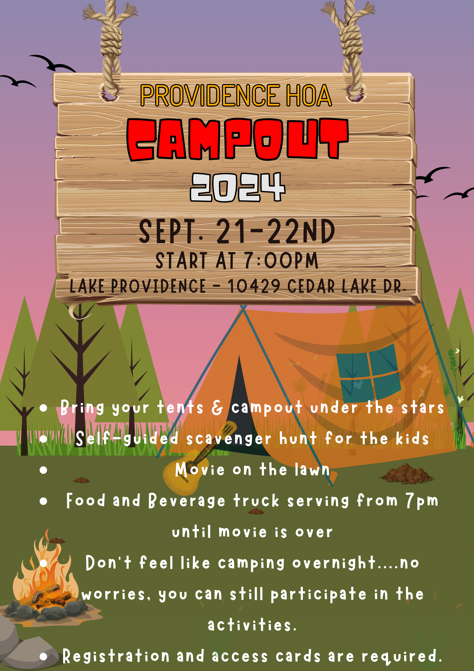 Event Calendar — Providence Homeowners Association