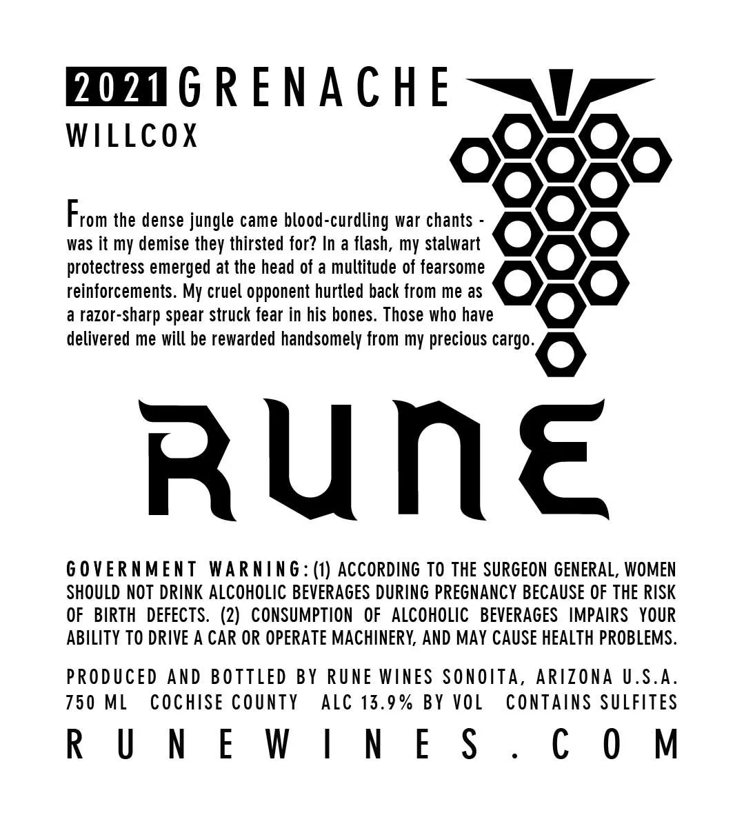 2021 Grenache | Rune Wines