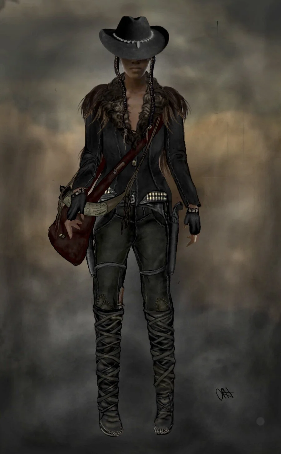 Female Cowboy Duster