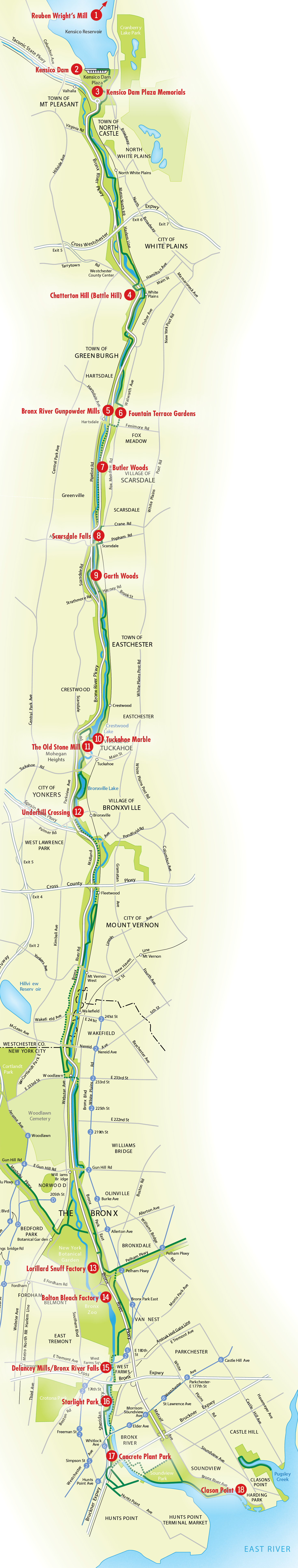 Bronx River Map — Scarsdale Historical Society