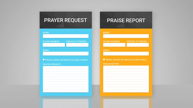 Prayer & Praise Cards — Church Sherpa