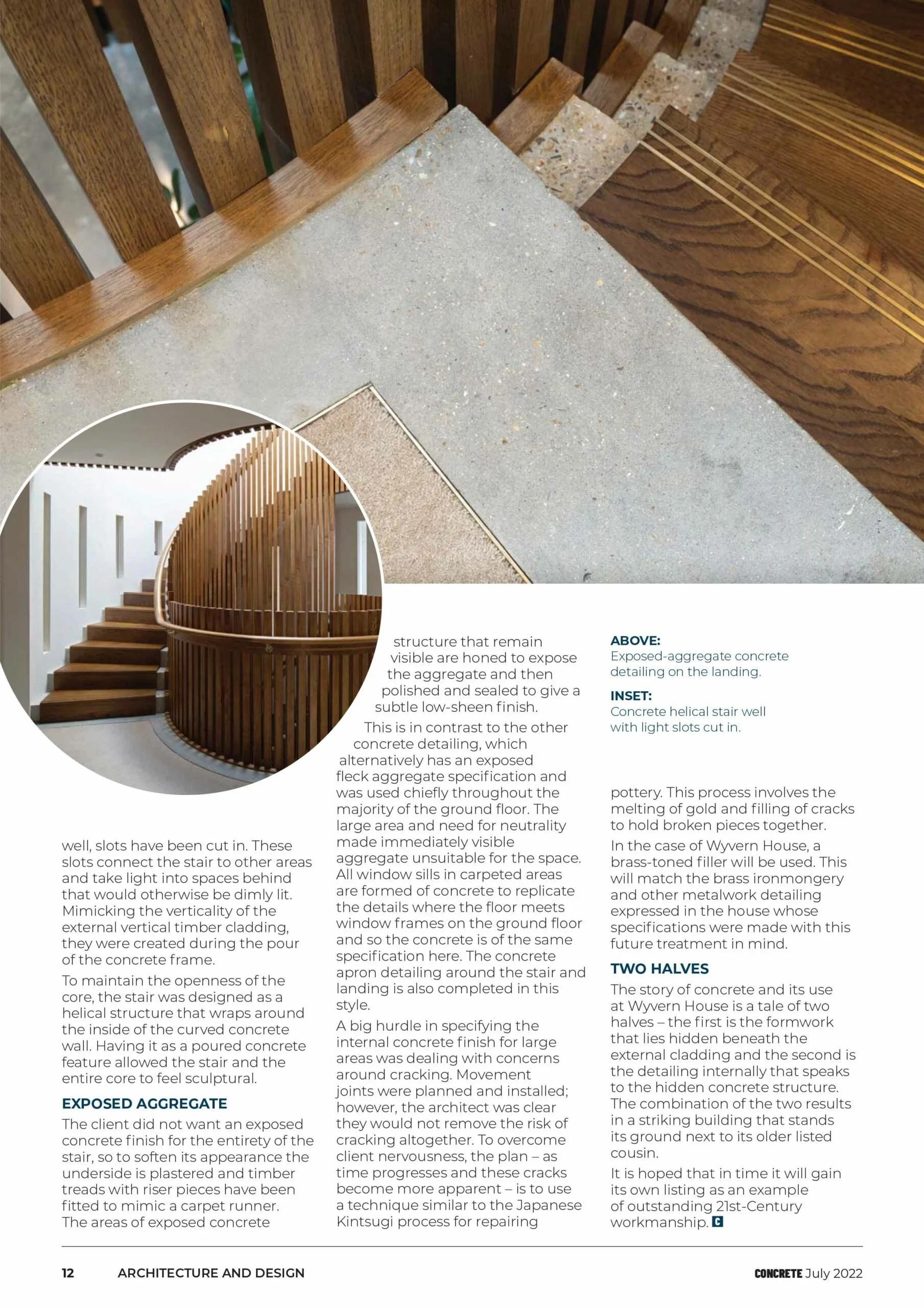 Wyvern House is featured in Concrete Magazine — Mason Construction