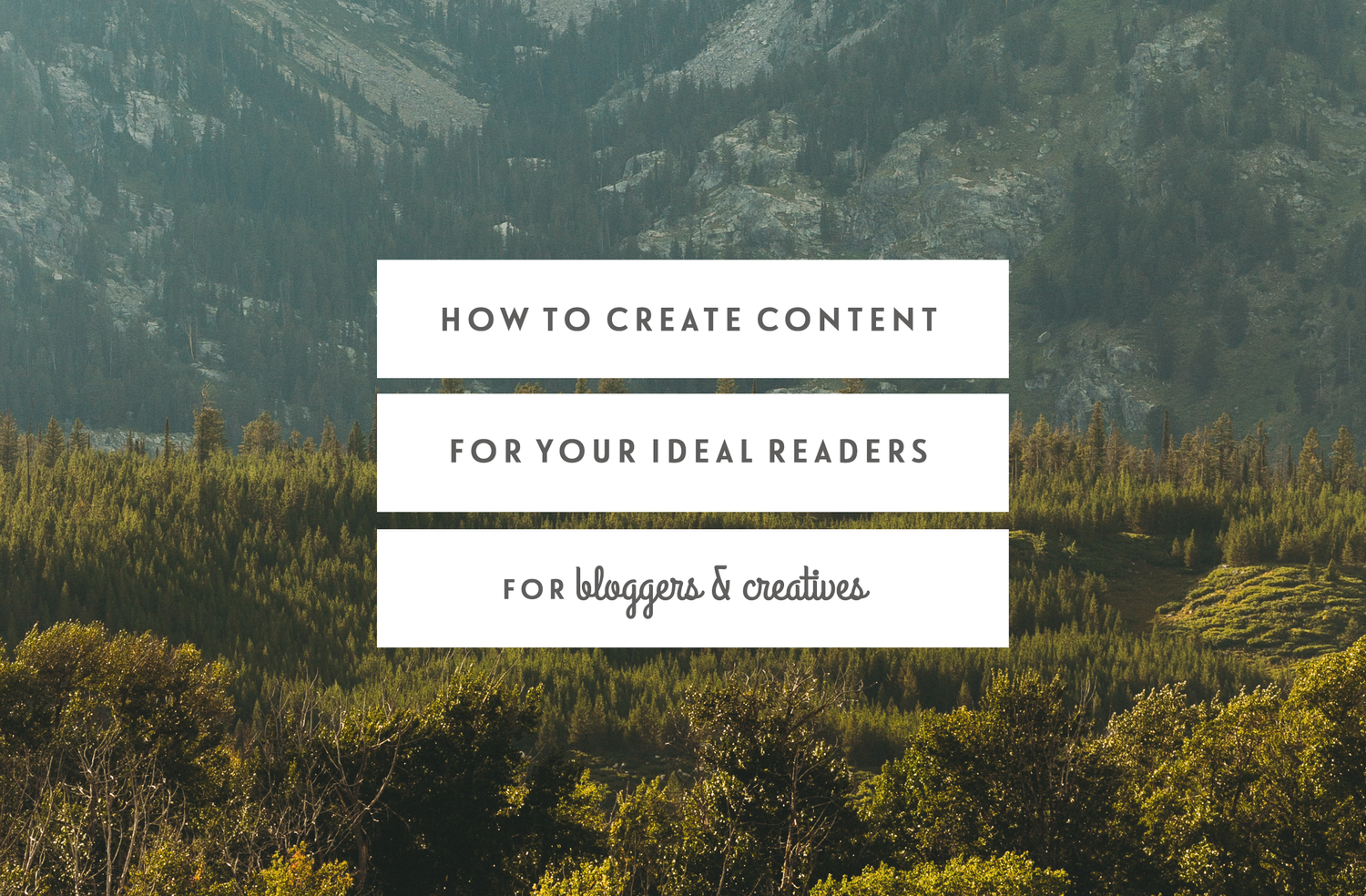How To Create Content For Your Ideal Readers — Jen Carrington