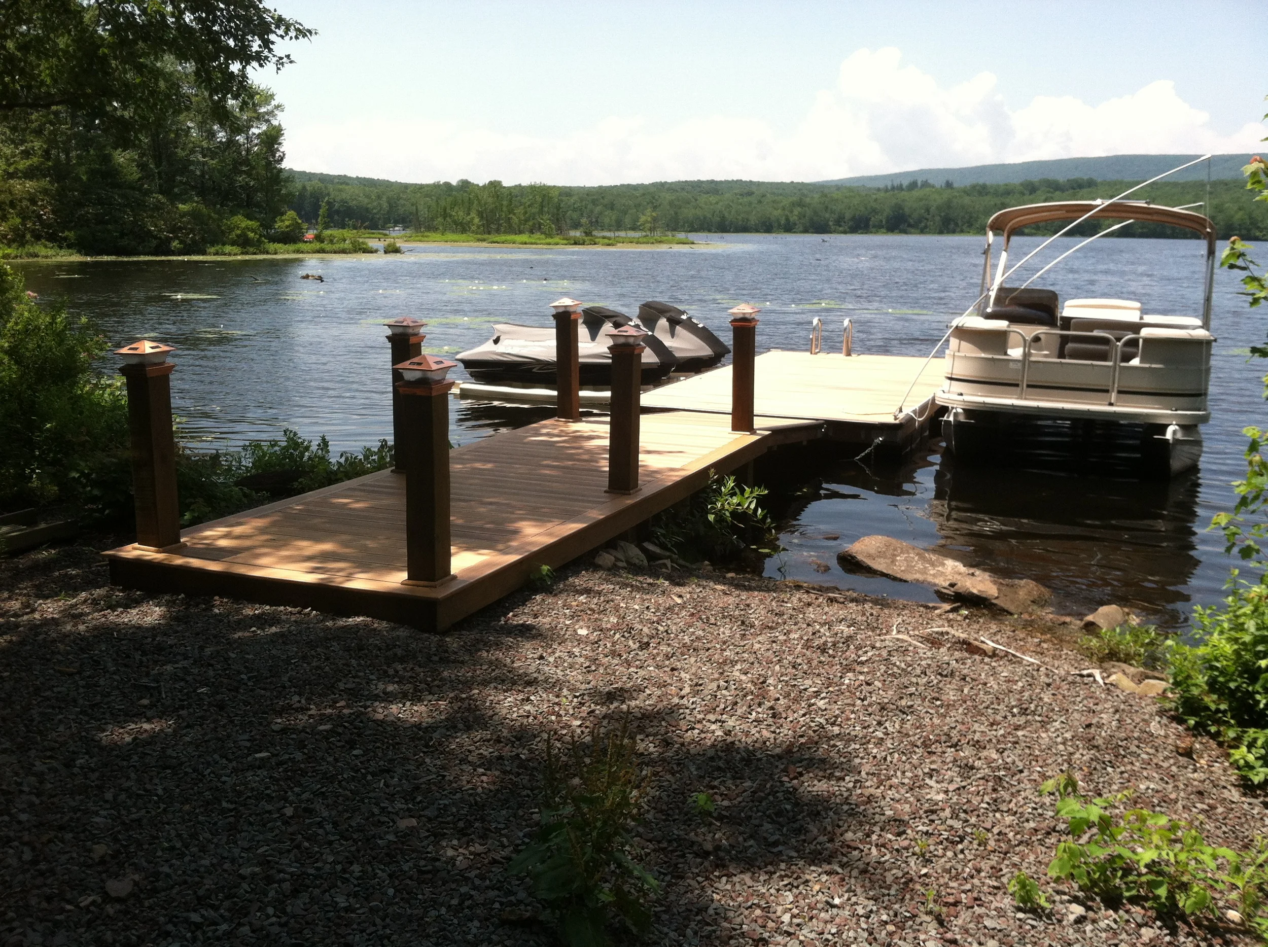Project Gallery — Lake Wallenpaupack Docks by Mountainview Construction