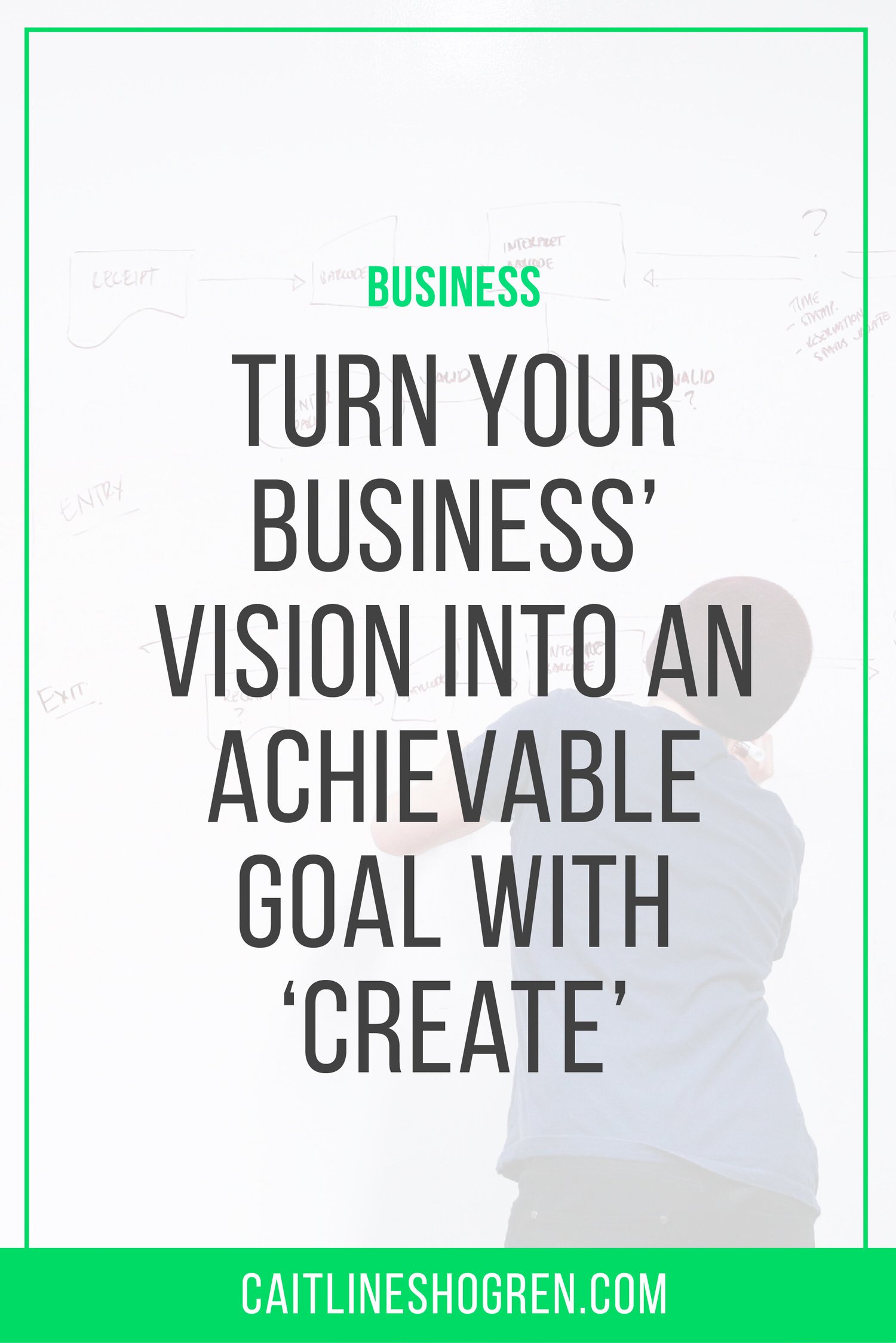CREATE: Create a vision board and big goals for your small business ...