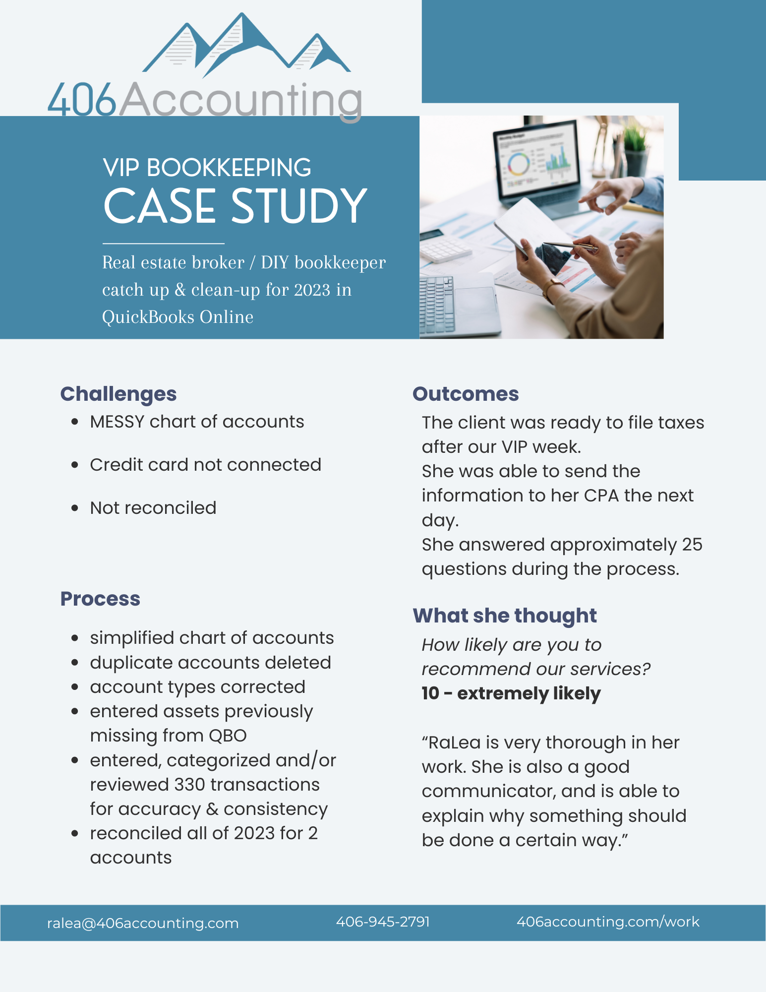 Work With Me — 406 Accounting, LLC