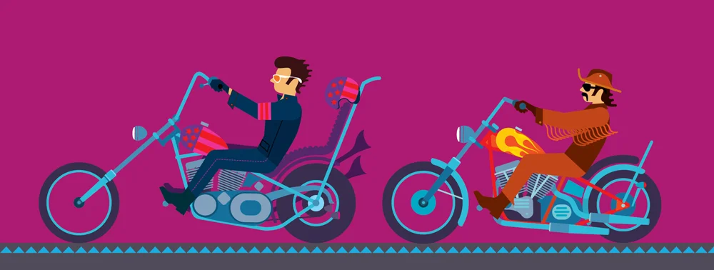 Easy Rider — Peter Greenwood illustrator