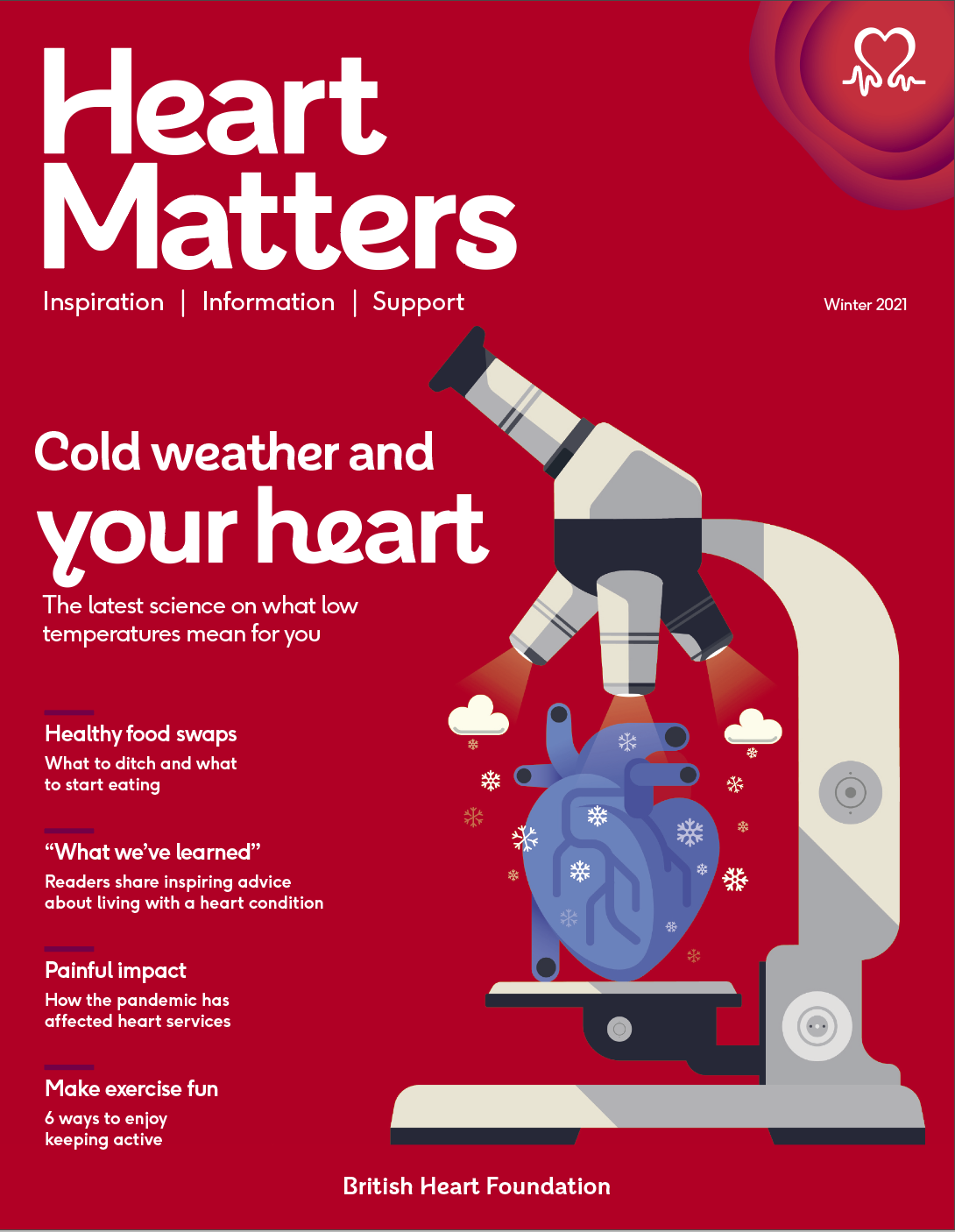 British Heart Foundation- Magazine cover — Peter Greenwood illustrator