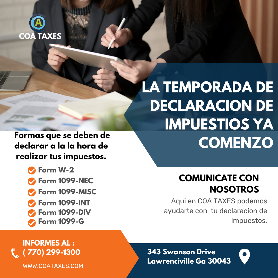 COA TAXES, INC