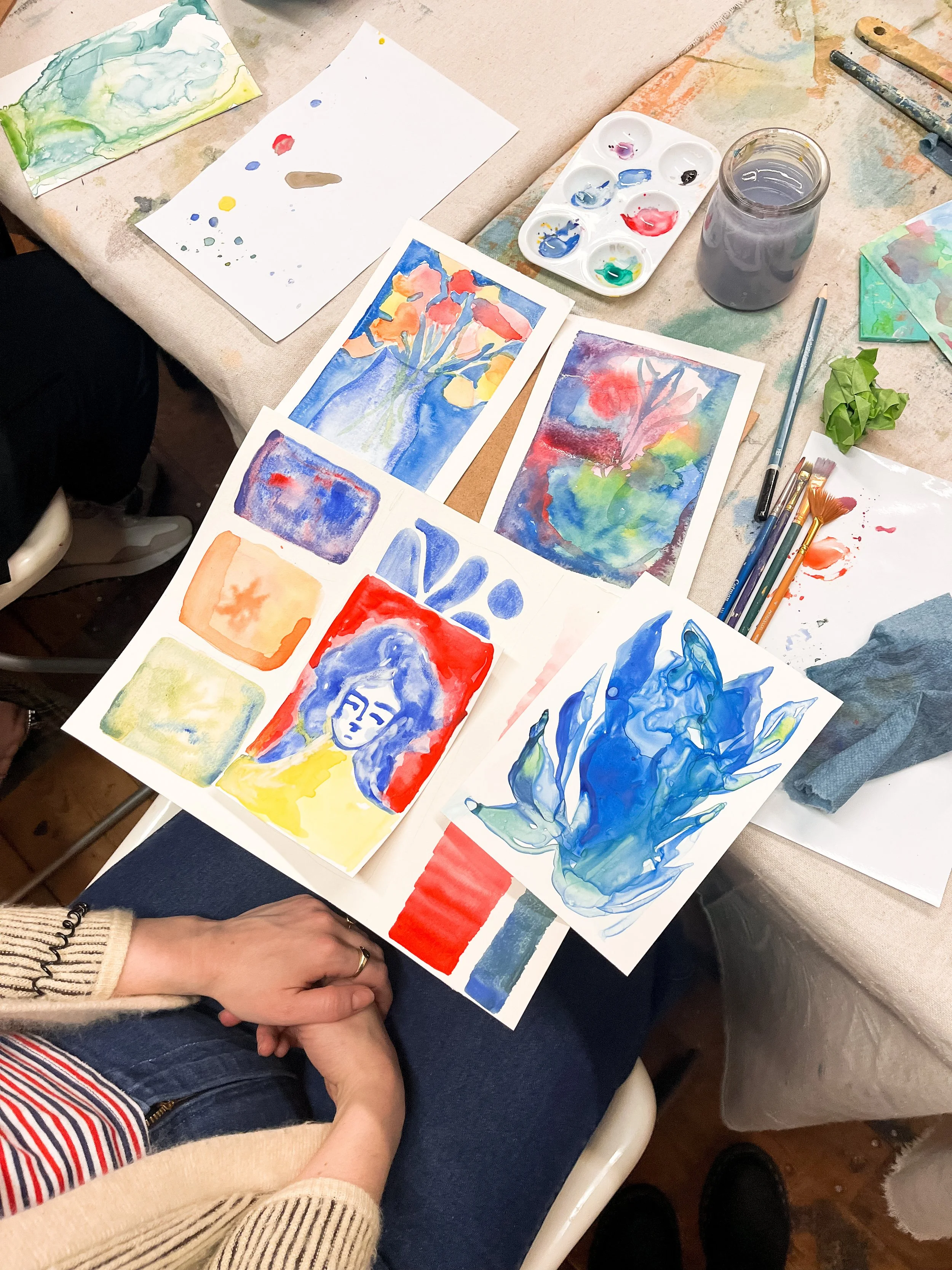 Abstract Watercolor Painting Tutorial