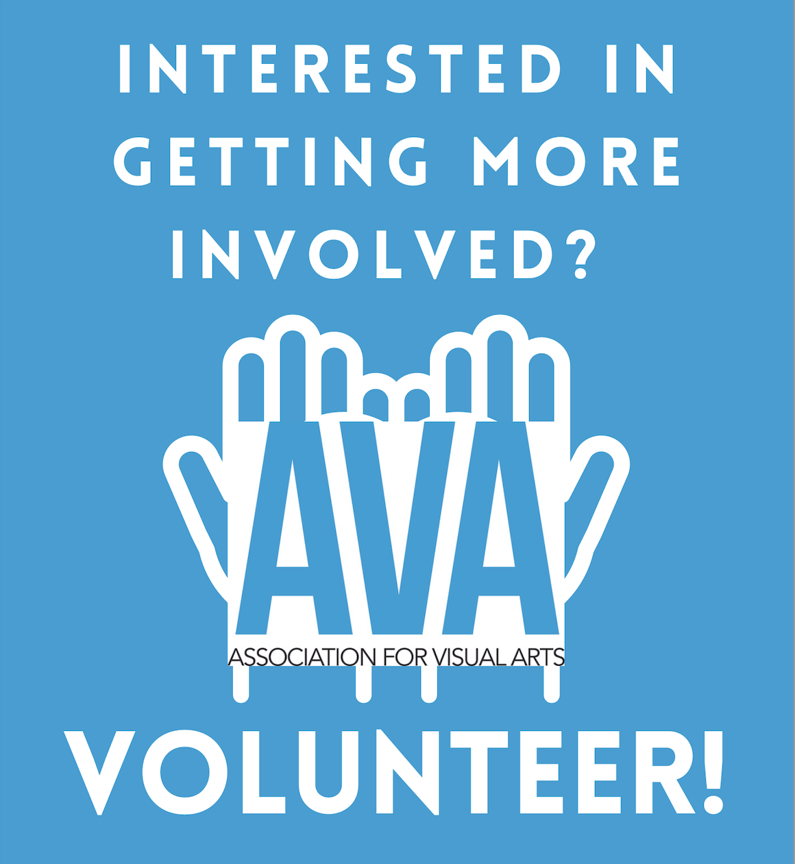 Volunteer — Association For Visual Arts