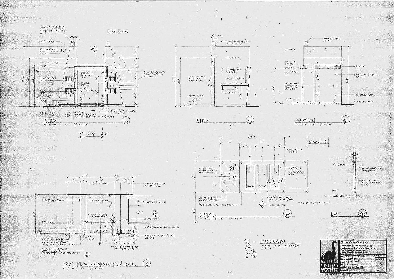 Set Designs on the film JURASSIC PARK. — LAUREN POLIZZI
