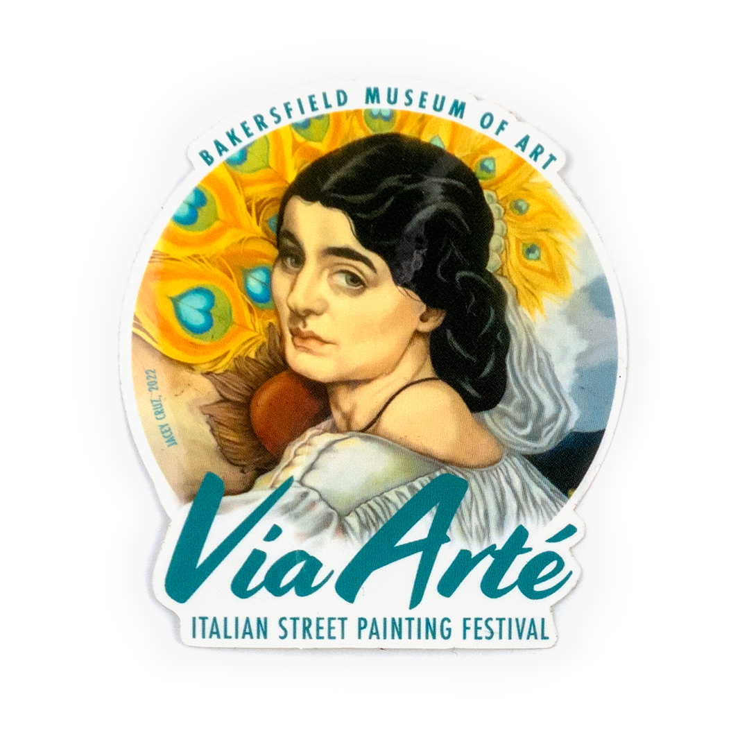 2023 Via Arté Sticker — Bakersfield Museum of Art