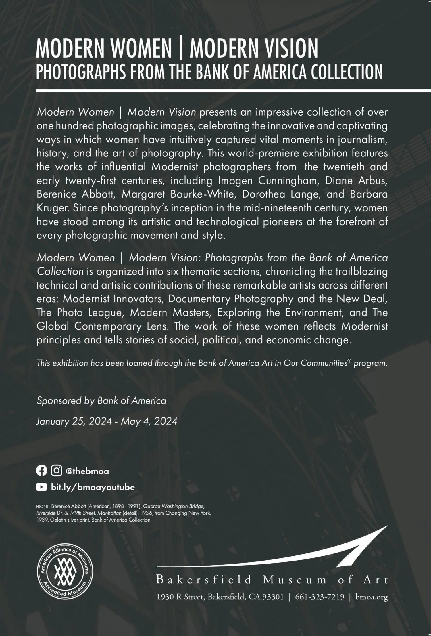 Modern Women Modern Vision — Bakersfield Museum of Art
