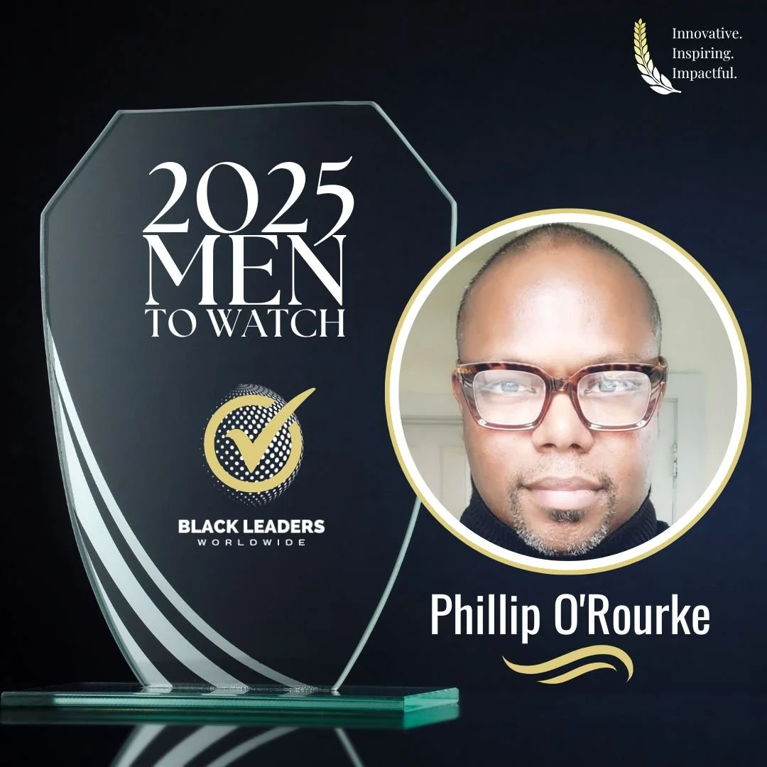 Men To Watch 2025 honoree Phillip O'Rourke by Black Leaders Worldwide ...