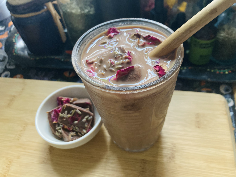 Panneer Rose Mocha with Lavender and Pomegranate Molasses — Cambridge ...