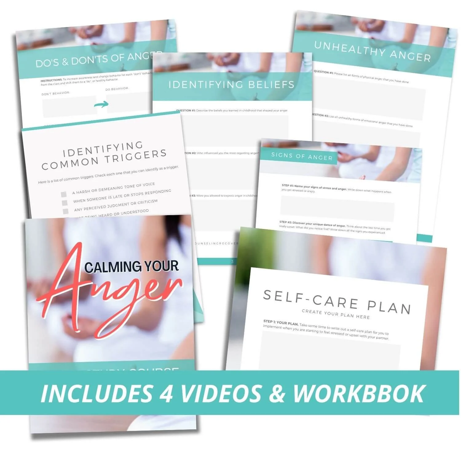 Taming Your Anger Workbook — Counseling Recovery, Michelle Farris, LMFT