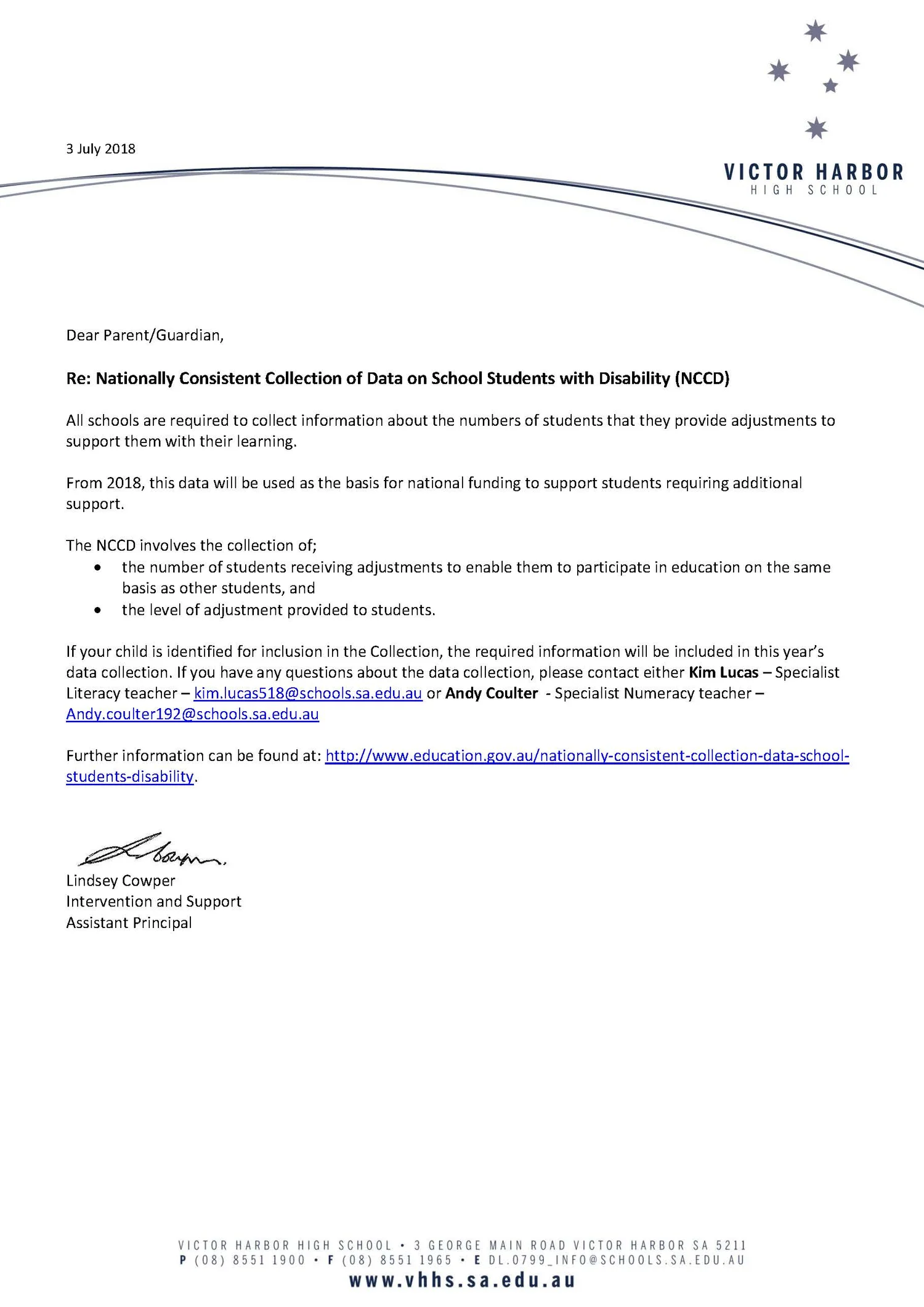 Nationally Consistent Collection of Data on Students with Disability ...