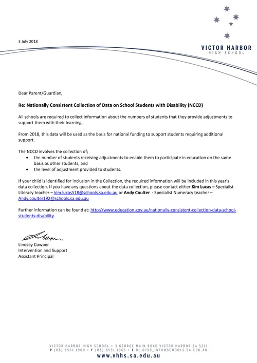 Nationally Consistent Collection of Data on Students with Disability ...