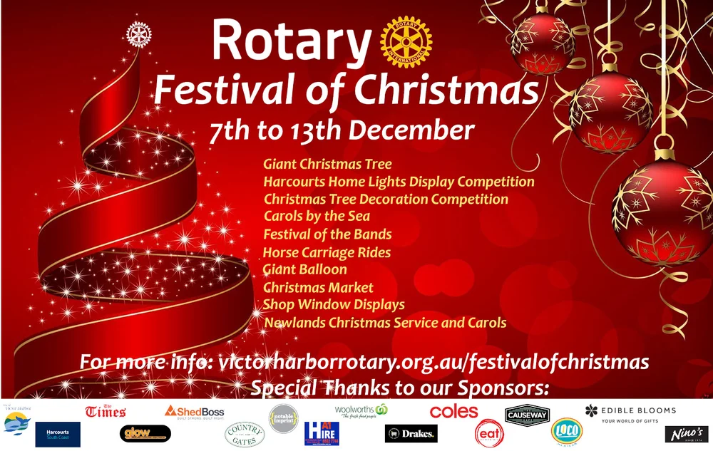 Rotary Festival of Christmas - 7 to 13 December 2020 — Victor Harbor ...