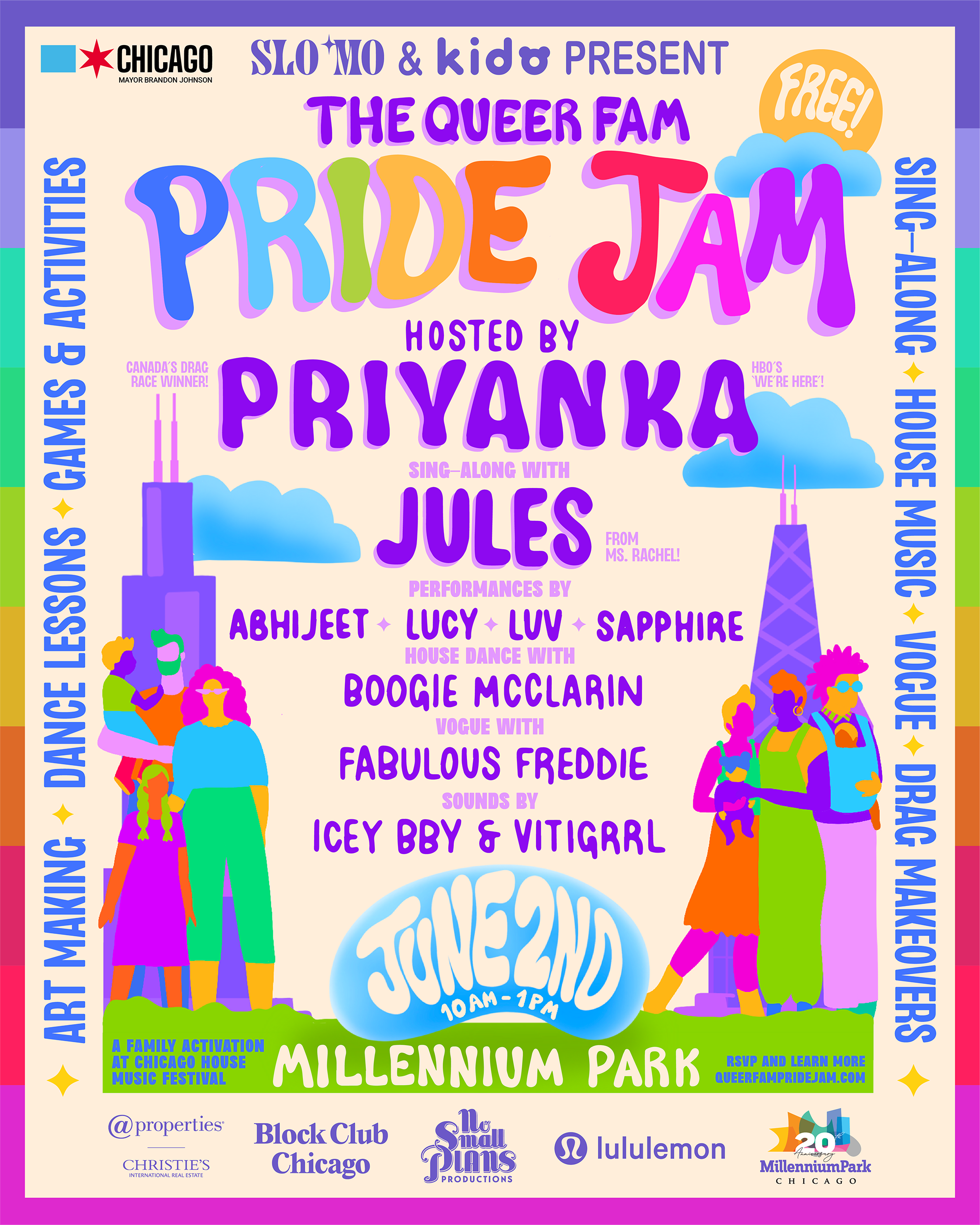 Queer Fam Pride Jam at Millennium Park 6/2 — Slo 'Mo