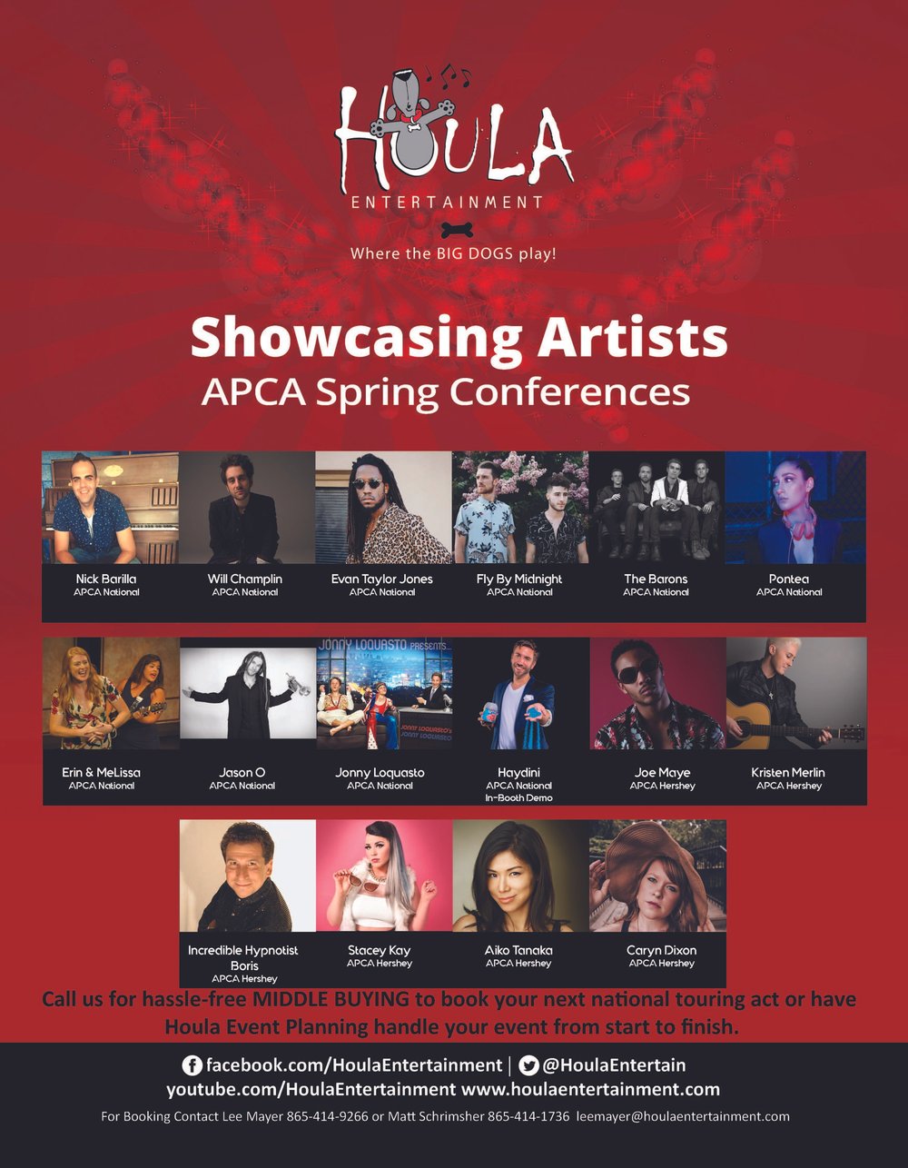Houla Showcasing Artists Announced for APCA Spring Conferences in ...