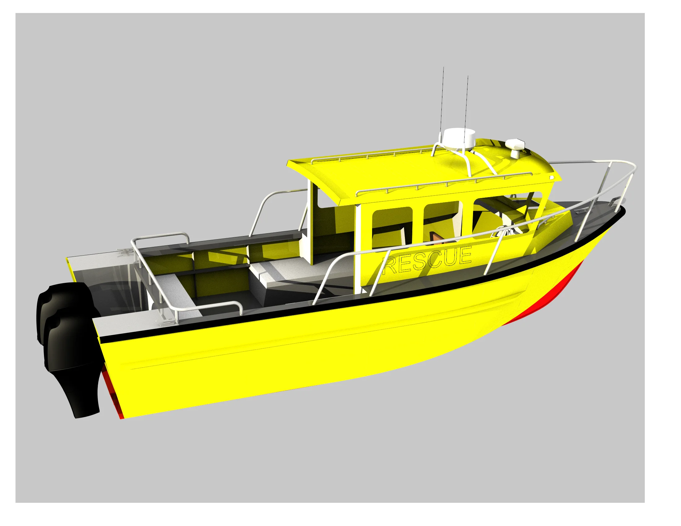 26' RESCUE VESSEL — Coastwise Marine Design Inc.