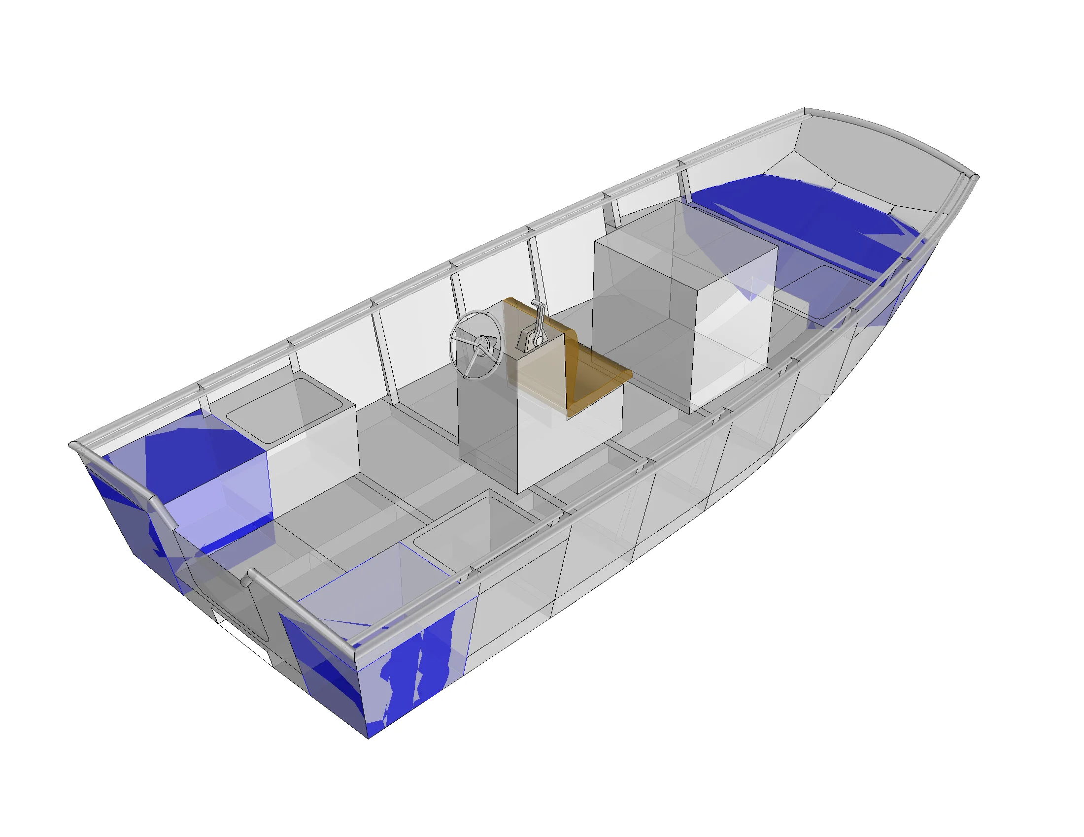 18' TUNNEL WORK SKIFF — Coastwise Marine Design Inc.