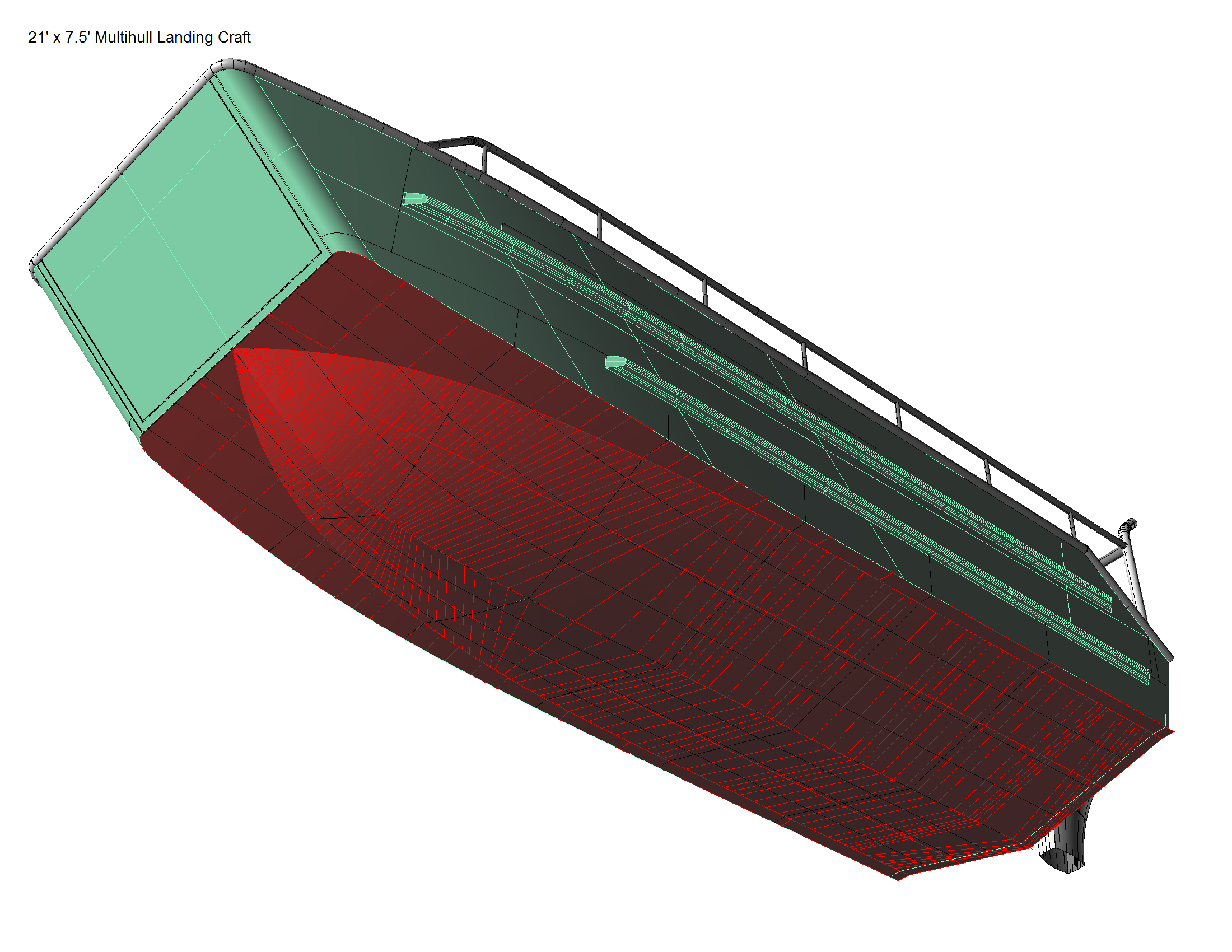 21' X 7.5' LANDING CRAFT — Coastwise Marine Design Inc.