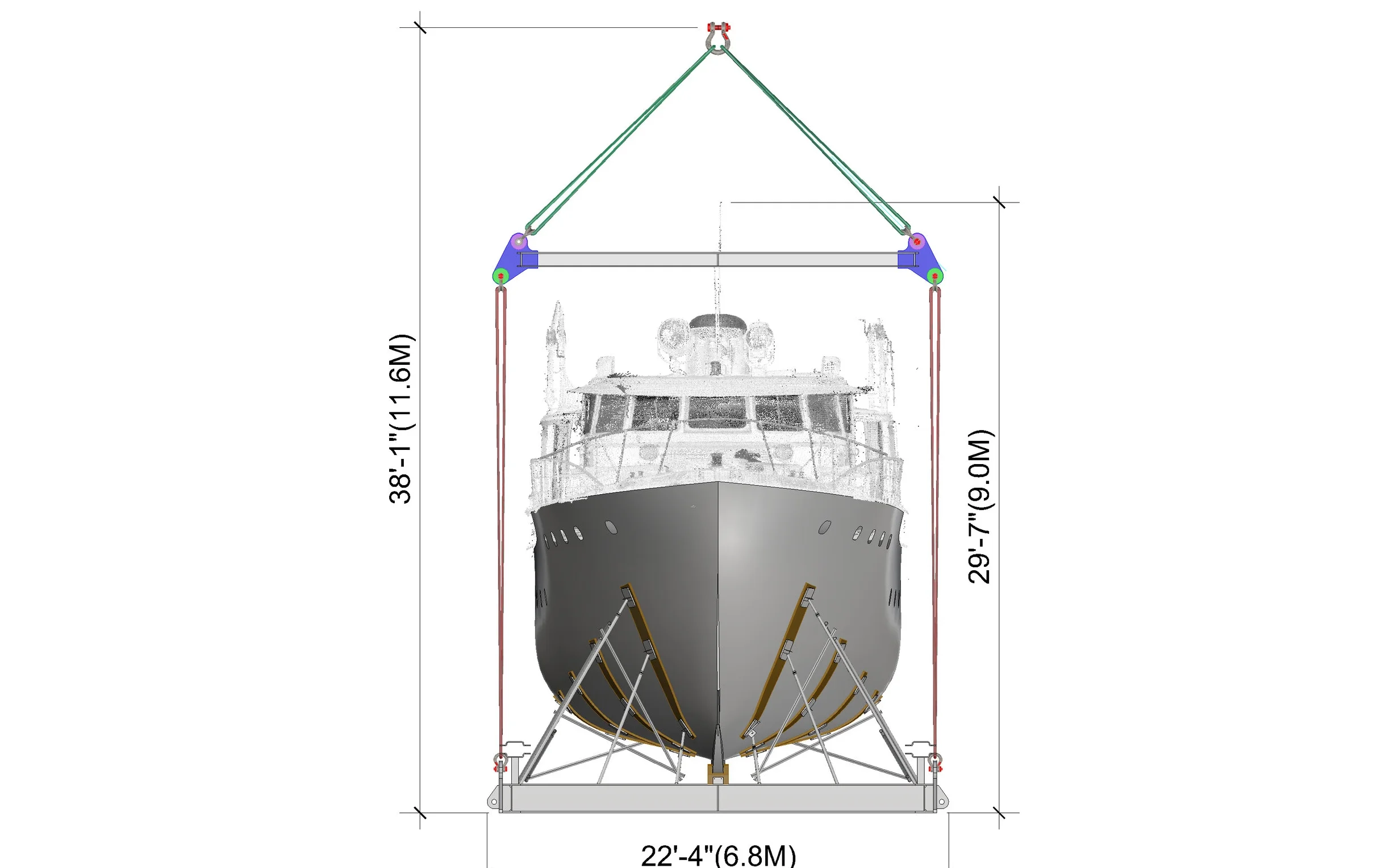 Anahita V Shipping Cradle — Coastwise Marine Design Inc.