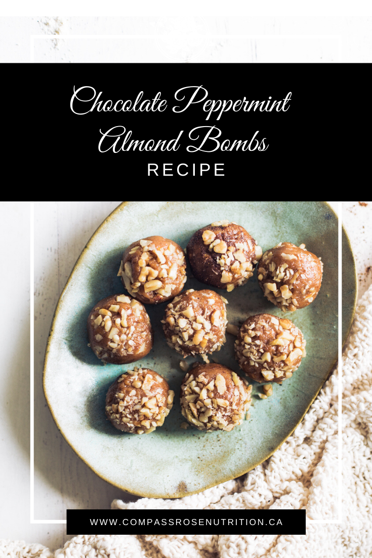 Chocolate Peppermint Almond Bombs Recipe — Compass Rose Nutrition ...