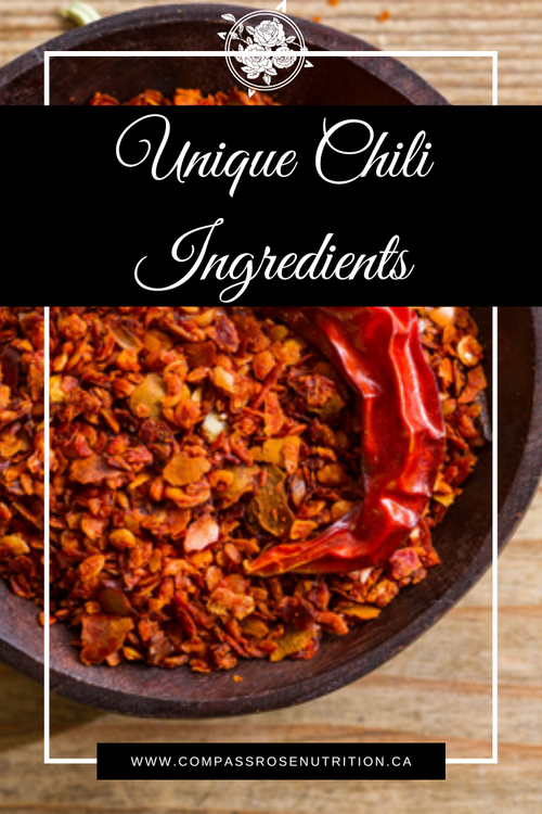 Unique Chili Ingredients — Compass Rose Nutrition & Wellness