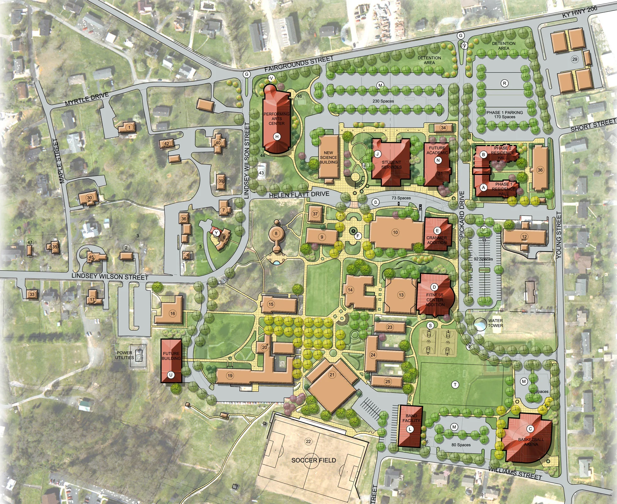 campus master planning — element design