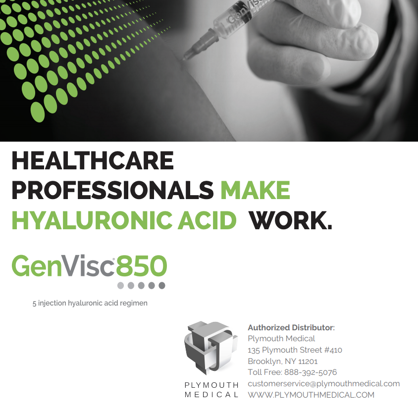 HA / Viscosupplementation — PLYMOUTH MEDICAL