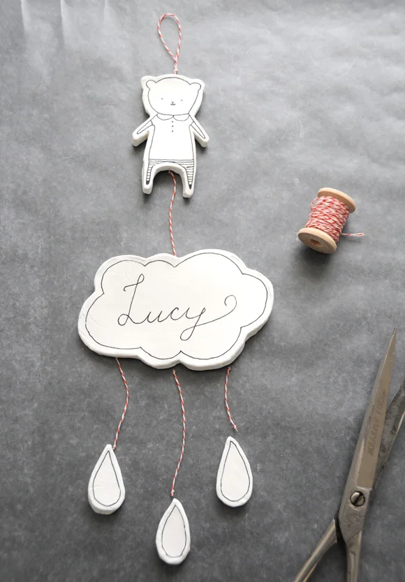 DIY Clay Nursery Mobile or Wall Hanging — Petit Pippin