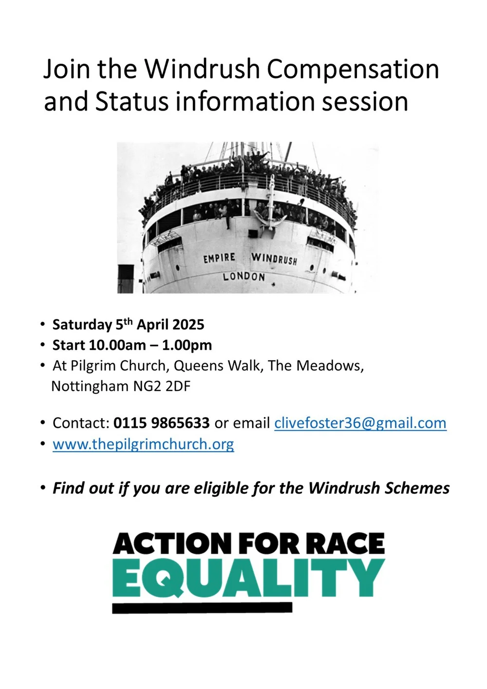 Nottingham Windrush Support Forum