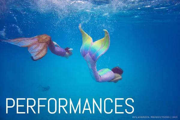 Silicone Mermaid Tails Underwater