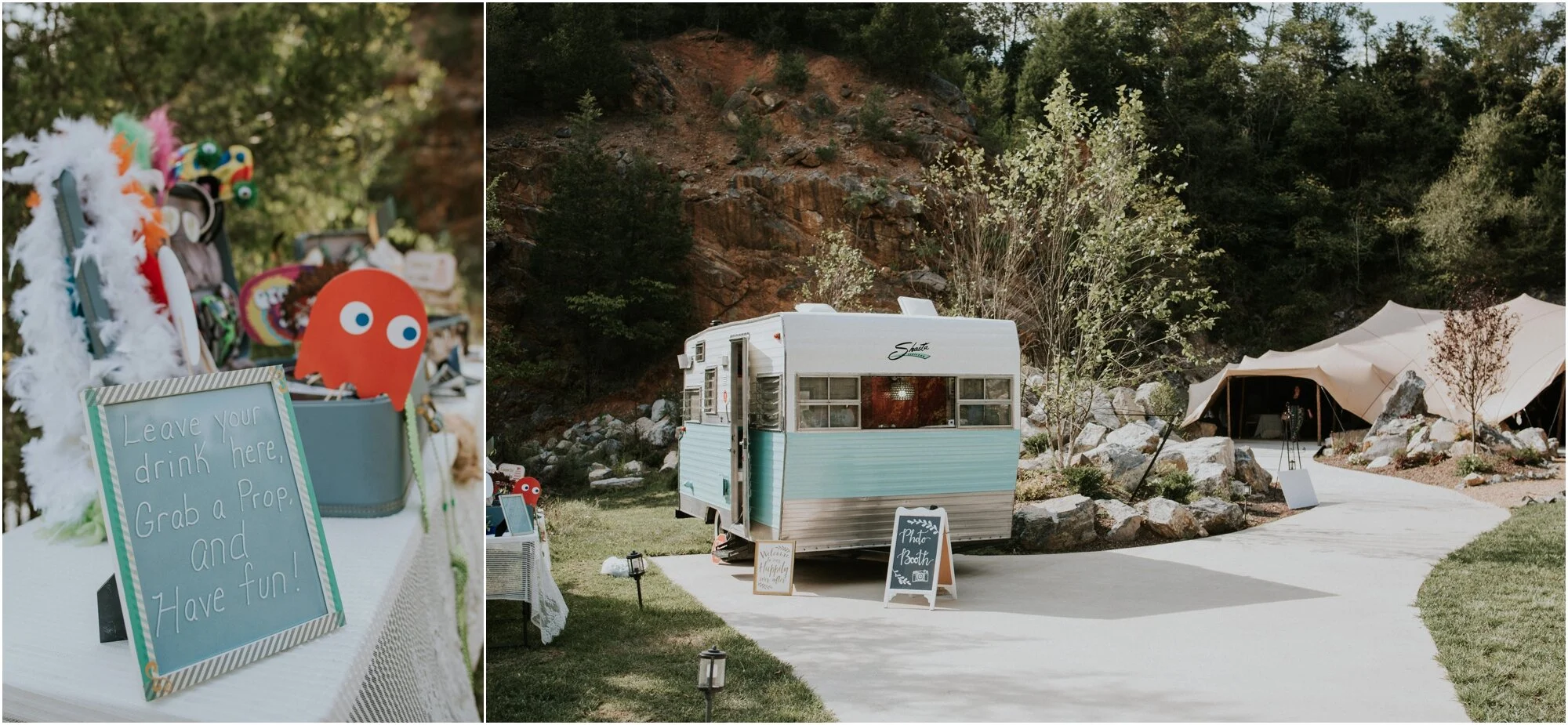 The Waterstone Venue: Ashley + Logan's Rustic Navy and Coral Outdoors ...