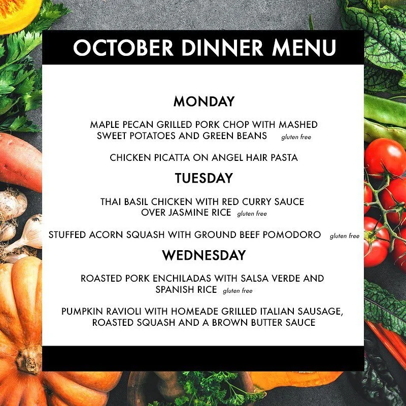 Soup, Sandwich & Dinner Menu — KRAMER FOODS