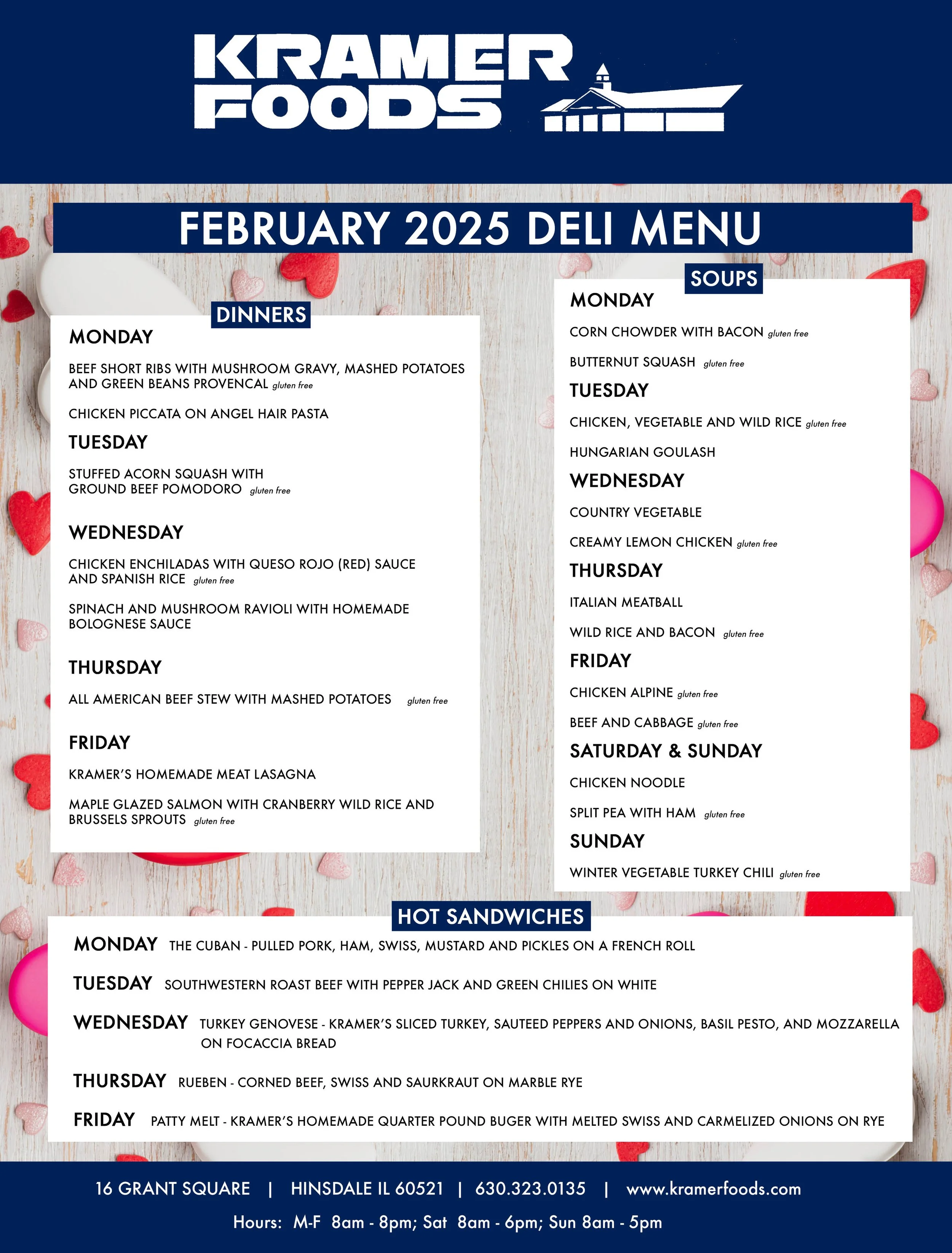 Deli's Soup, Salad and Dinner Menu — KRAMER FOODS