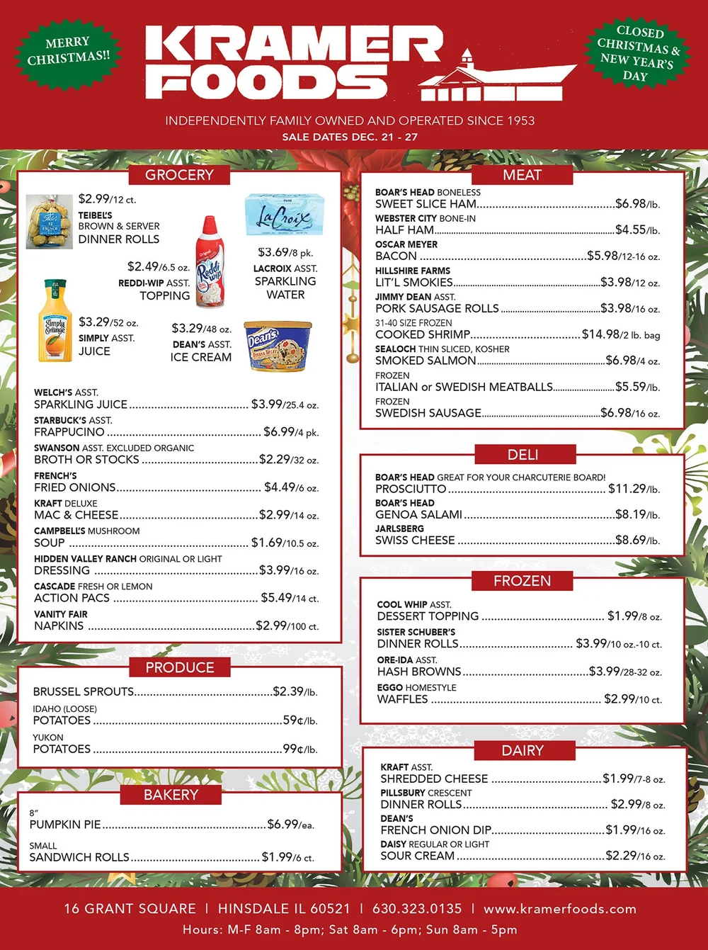 This Week's Sale Ad — KRAMER FOODS