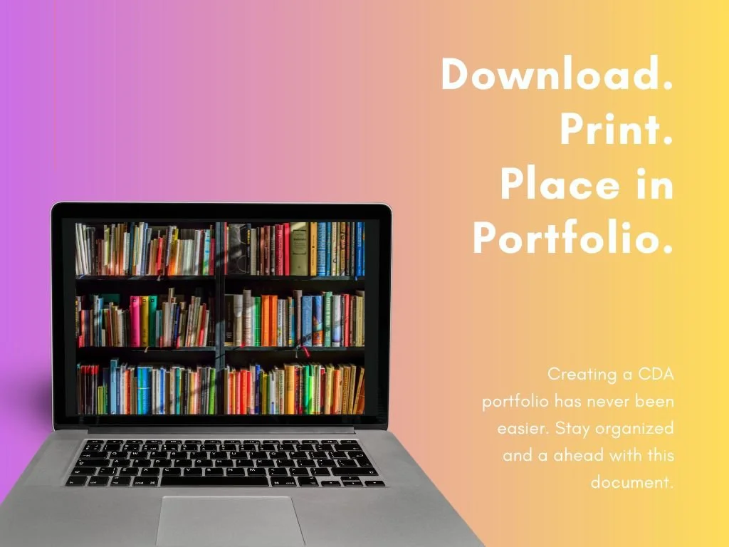 Fully Written CDA Competency Statement IV Sample Word Doc/ Save time ...
