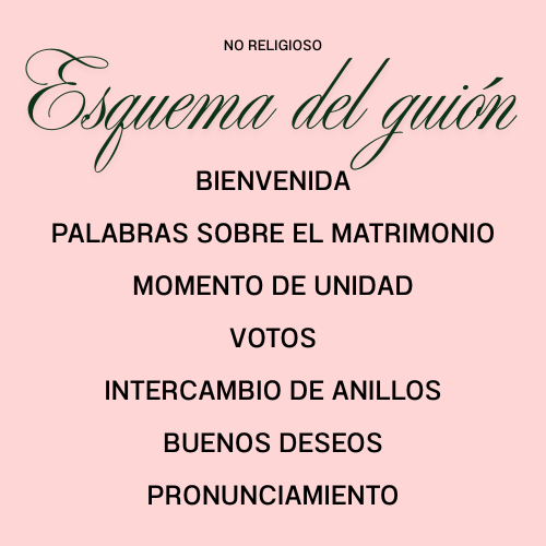 Bilingual Wedding Ceremony Script English & Spanish Guión de ceremonia ...