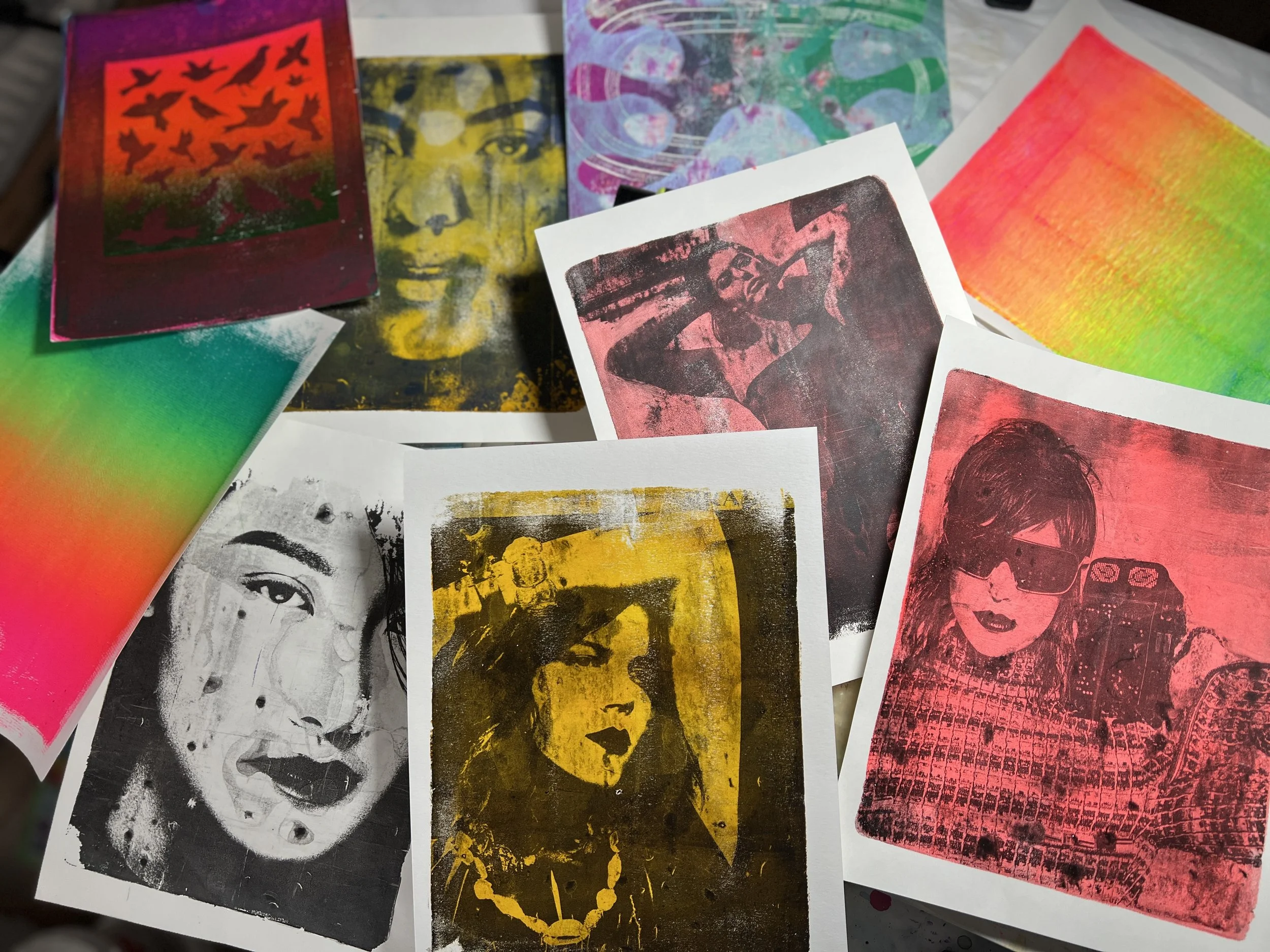 GEL PRINTING — Josie Lewis