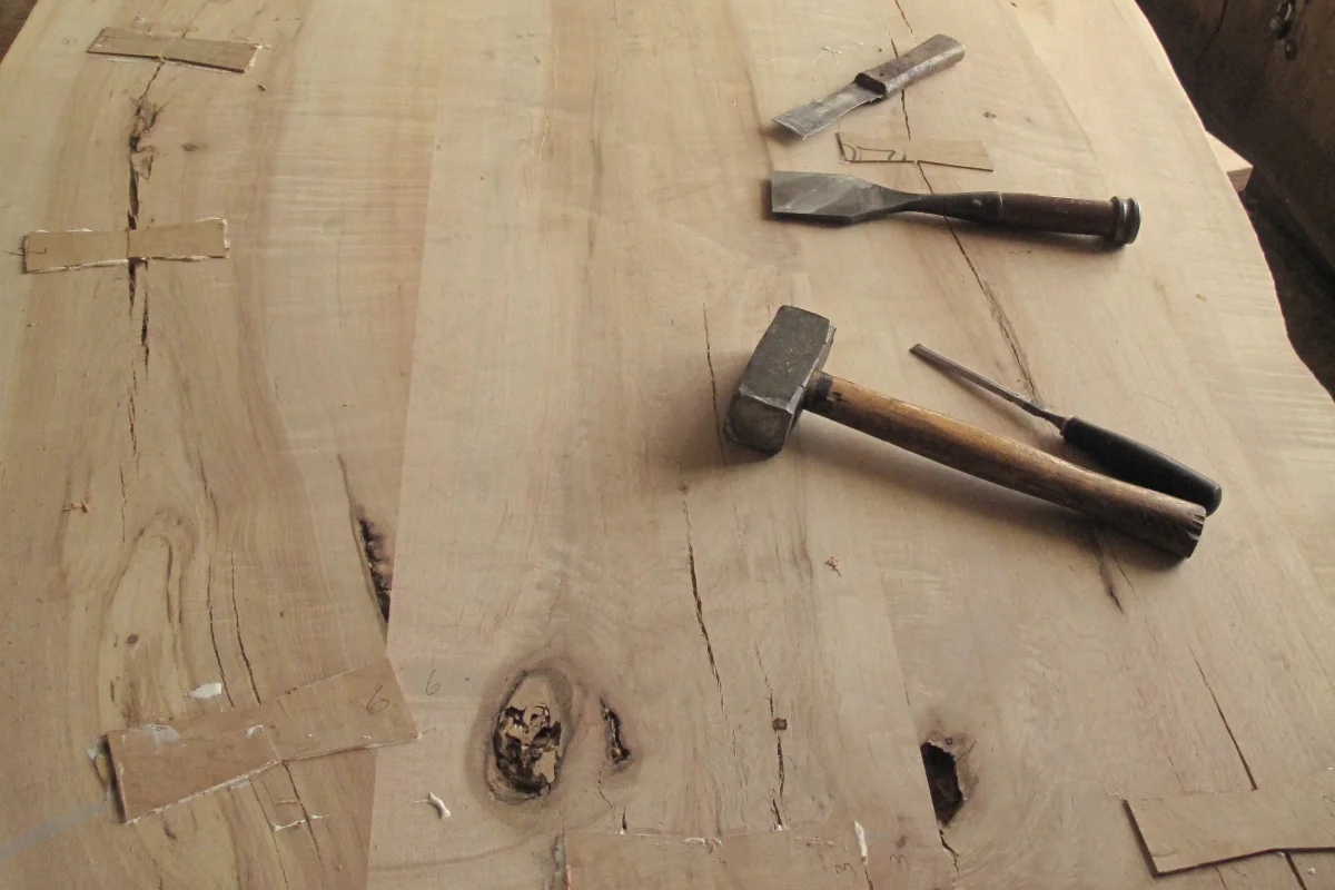 How It's Made — Live Edge Solid Slab Wood Tables and Furniture | Etz ...